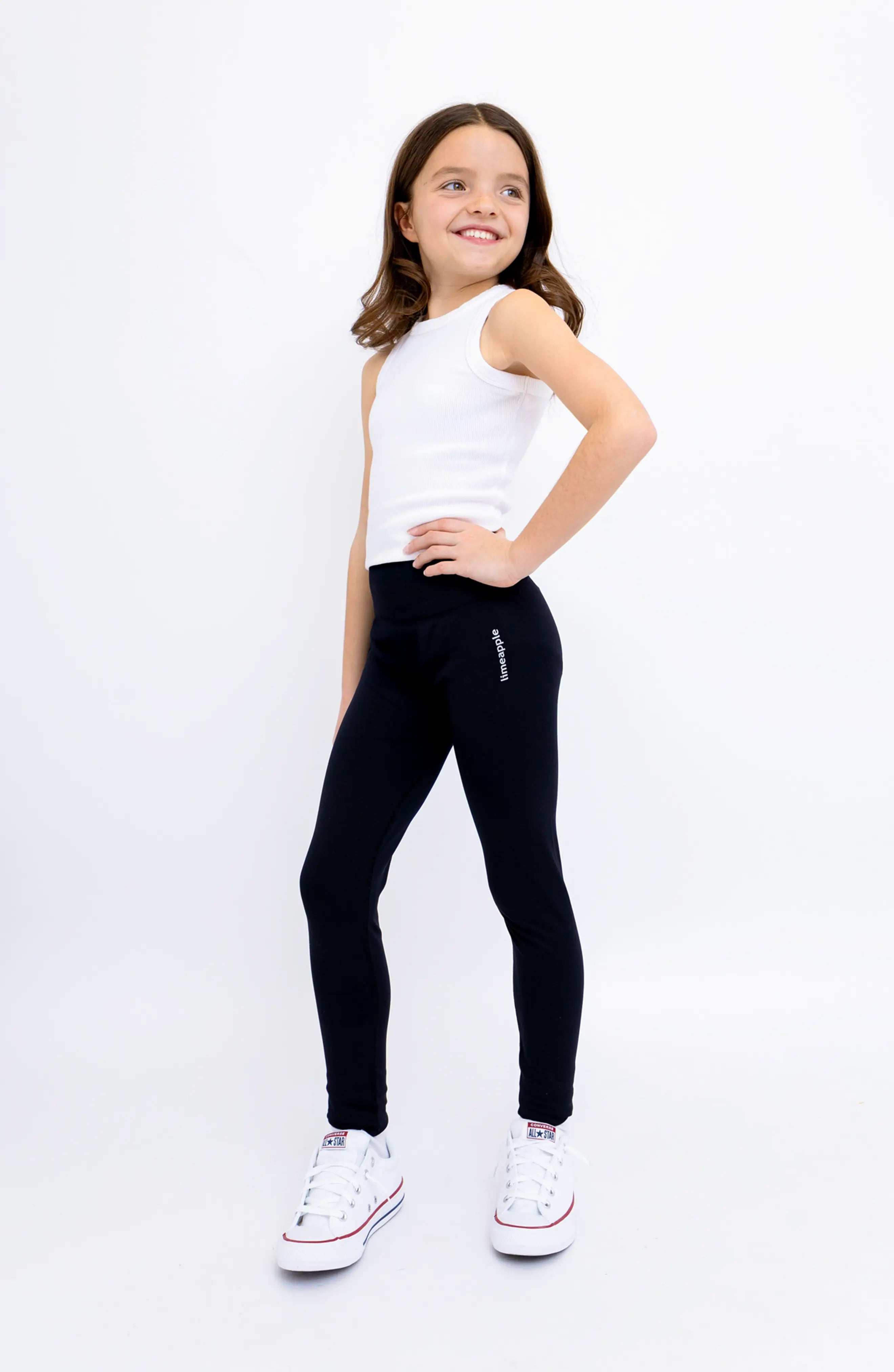 Shop Girls Seamless Leggings | Limeapple Girls Activewear